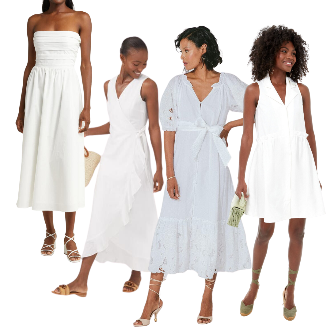White Dresses...A Classic Summer Staple! - Seasons Embraced