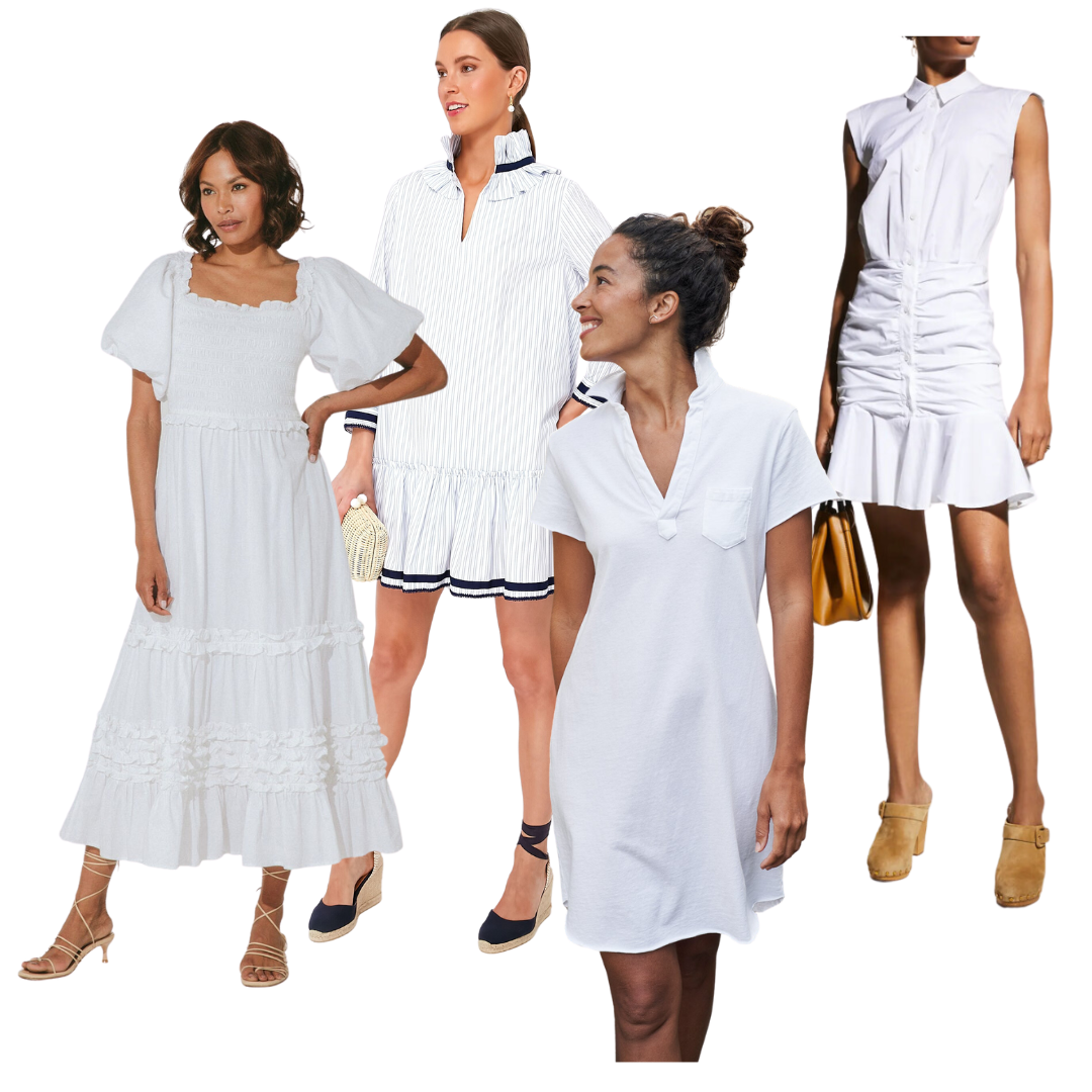 White Dresses...A Classic Summer Staple! - Seasons Embraced