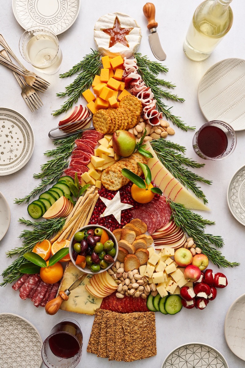 Fifteen Christmas Tree Shaped Appetizers and Desserts - Seasons Embraced