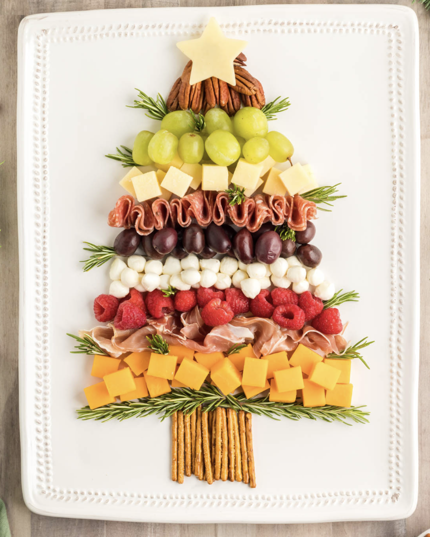 Fifteen Christmas Tree Shaped Appetizers and Desserts - Seasons Embraced