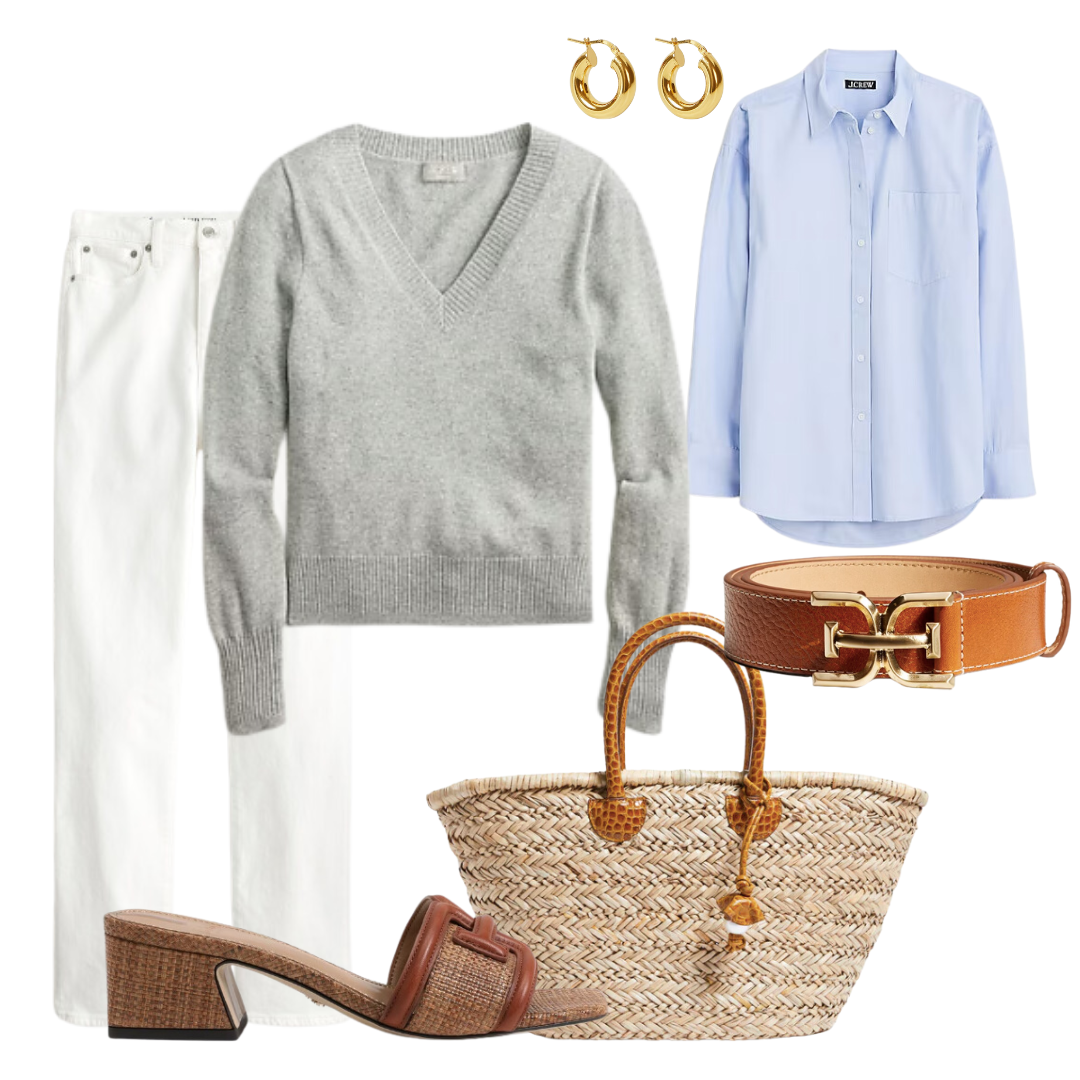 What To Wear With A Grey Sweater - Seasons Embraced