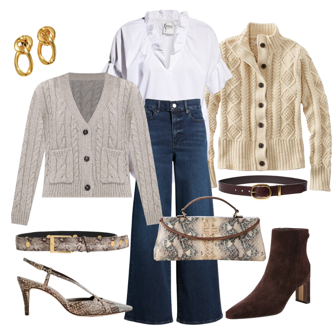 How To Style A Cardigan - Seasons Embraced