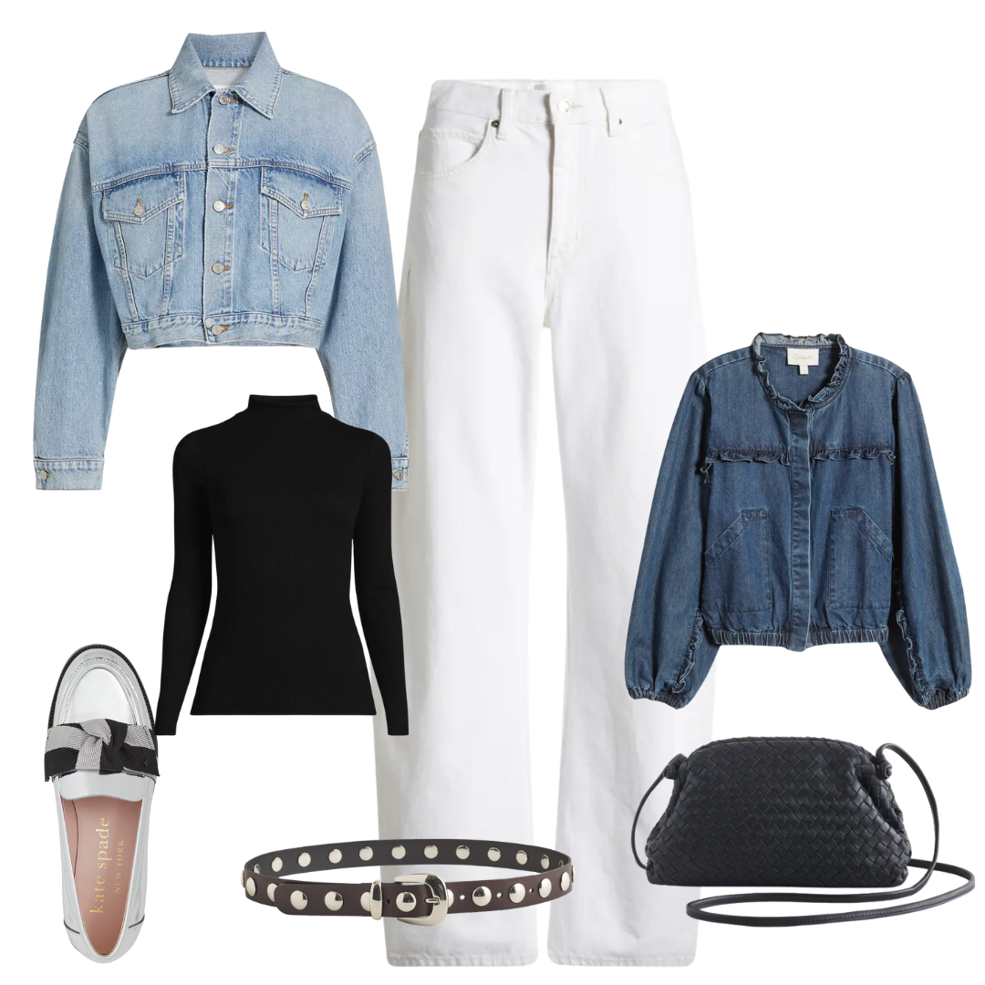 How To Style White And Ecru Jeans - Seasons Embraced