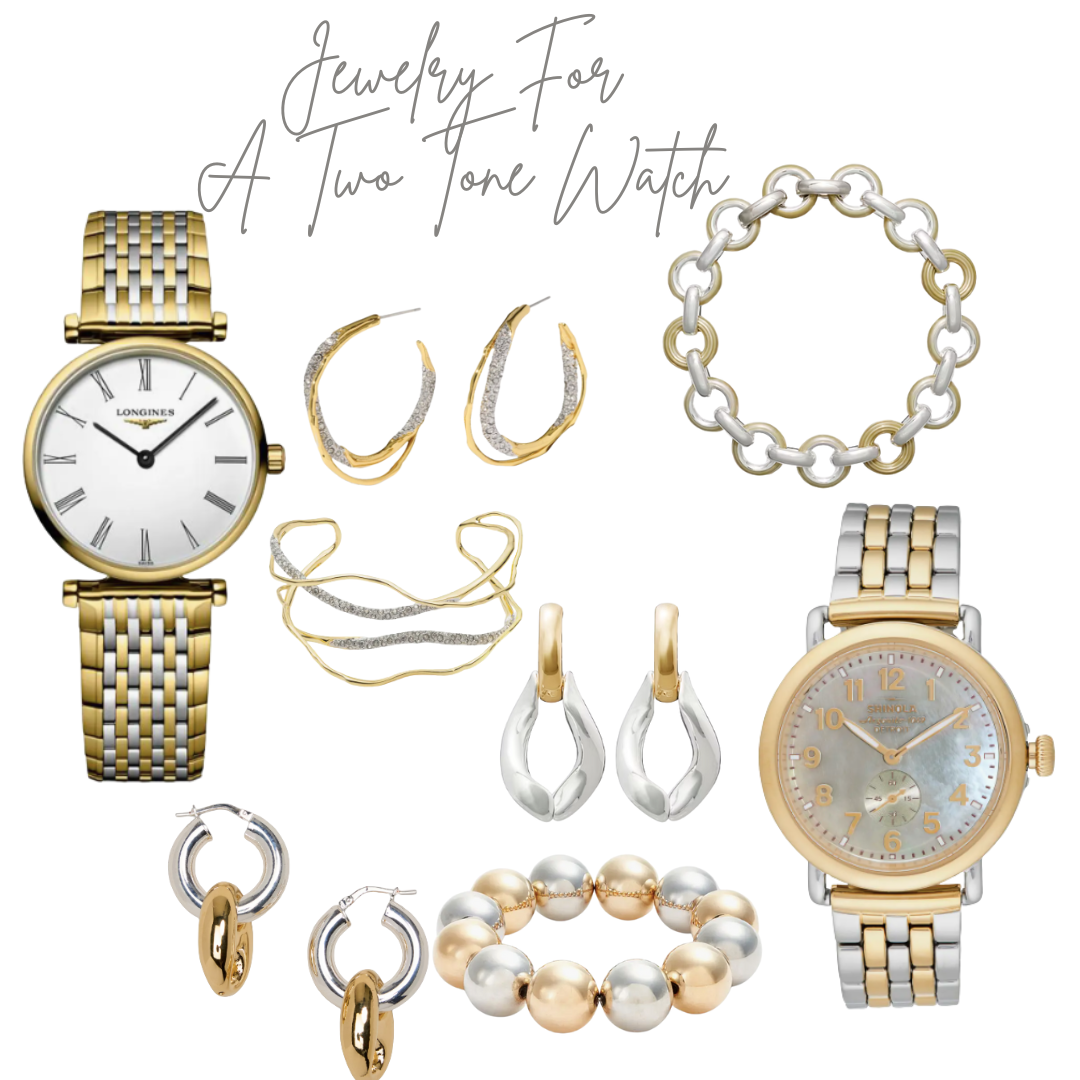 What Jewelry To Wear With a Two Tone Watch - Seasons Embraced