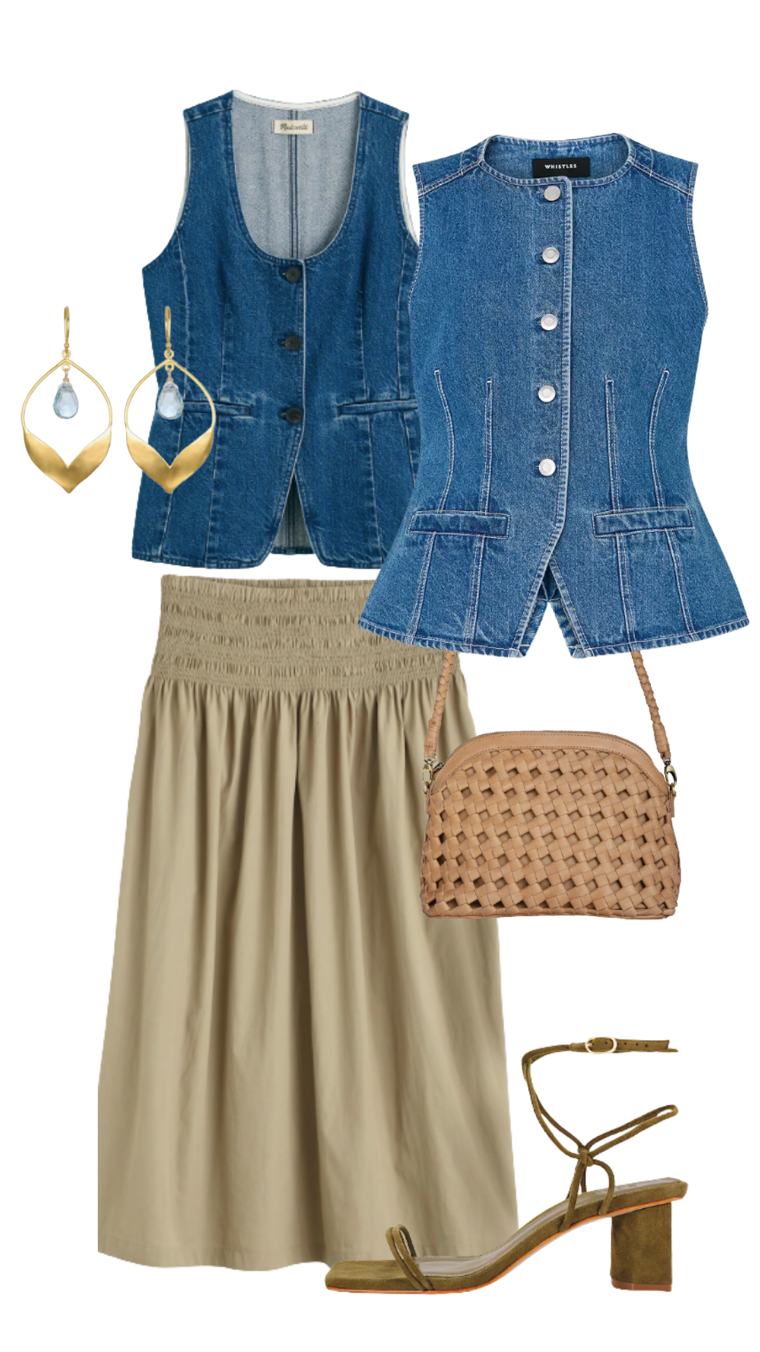 How To Style A Jean Vest - Seasons Embraced
